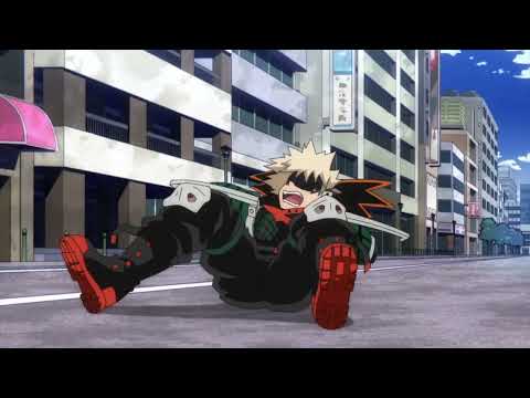 bakugou laughing for 12 seconds bc he's cute and silly