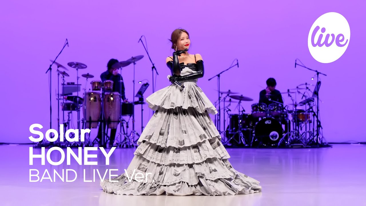 [4K] 솔라(Solar) “꿀(HONEY)” Band LIVE Concert 무무 눈에 꿀 떨어지게 할 신문지용 밴드라이브🍯 ...