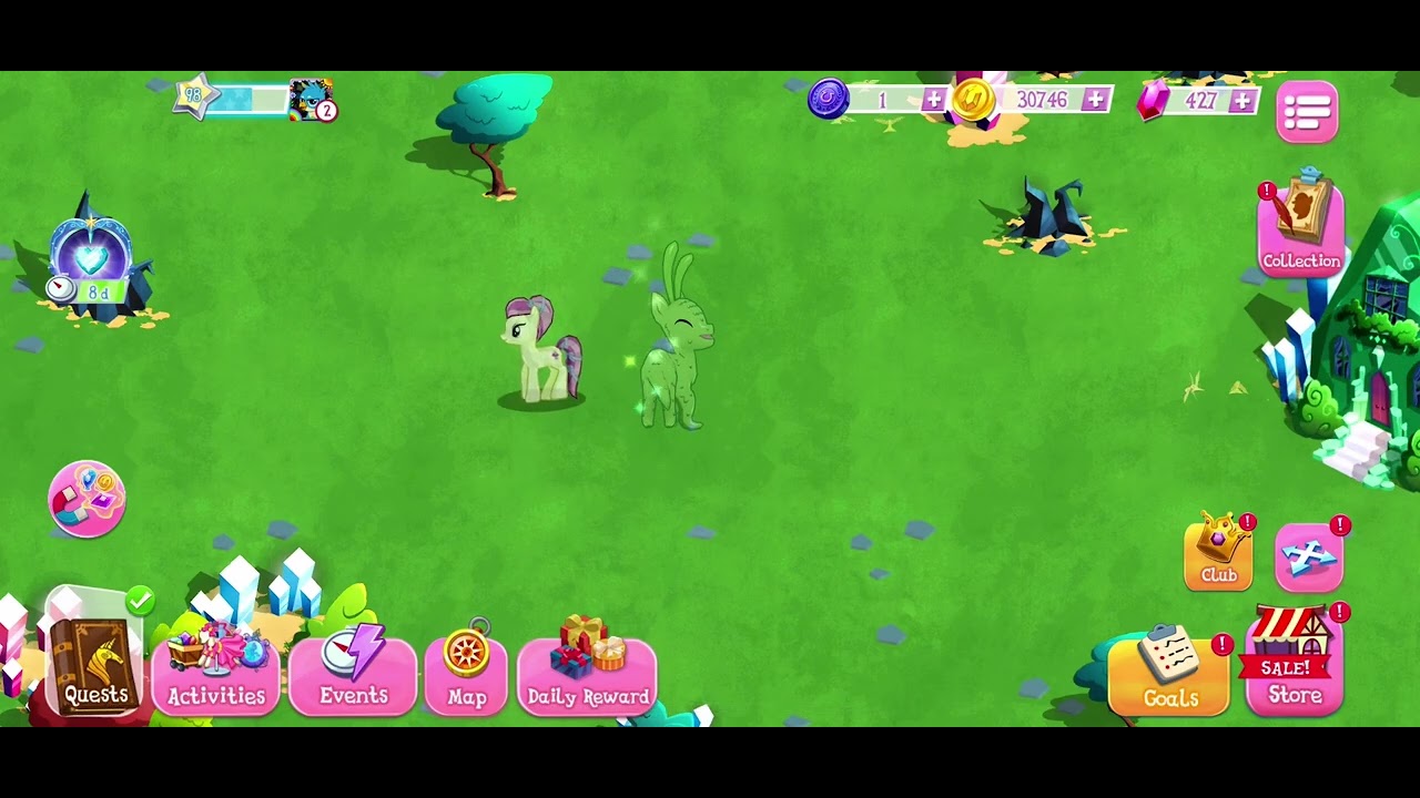 My little pony: Magic Princess: ponies see Plant 🪴 🌱 Creature Pony part ...
