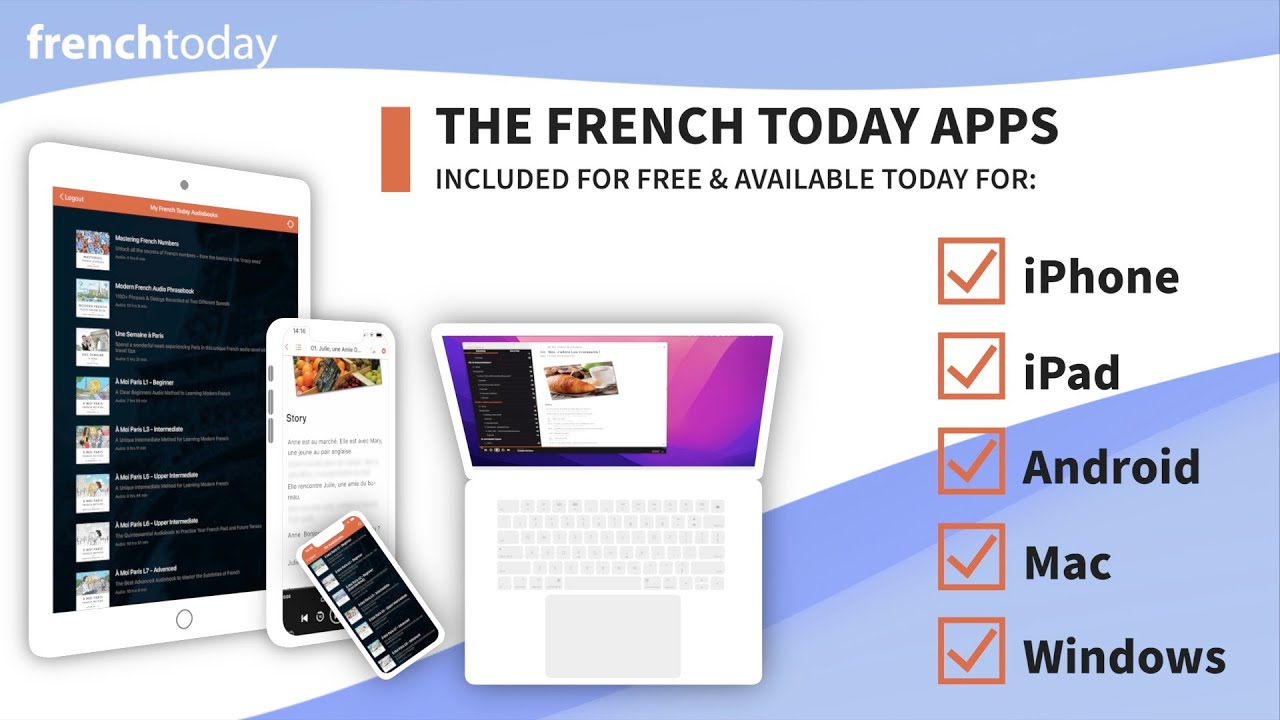 The Incomparable French Today Custom Apps - YouTube
