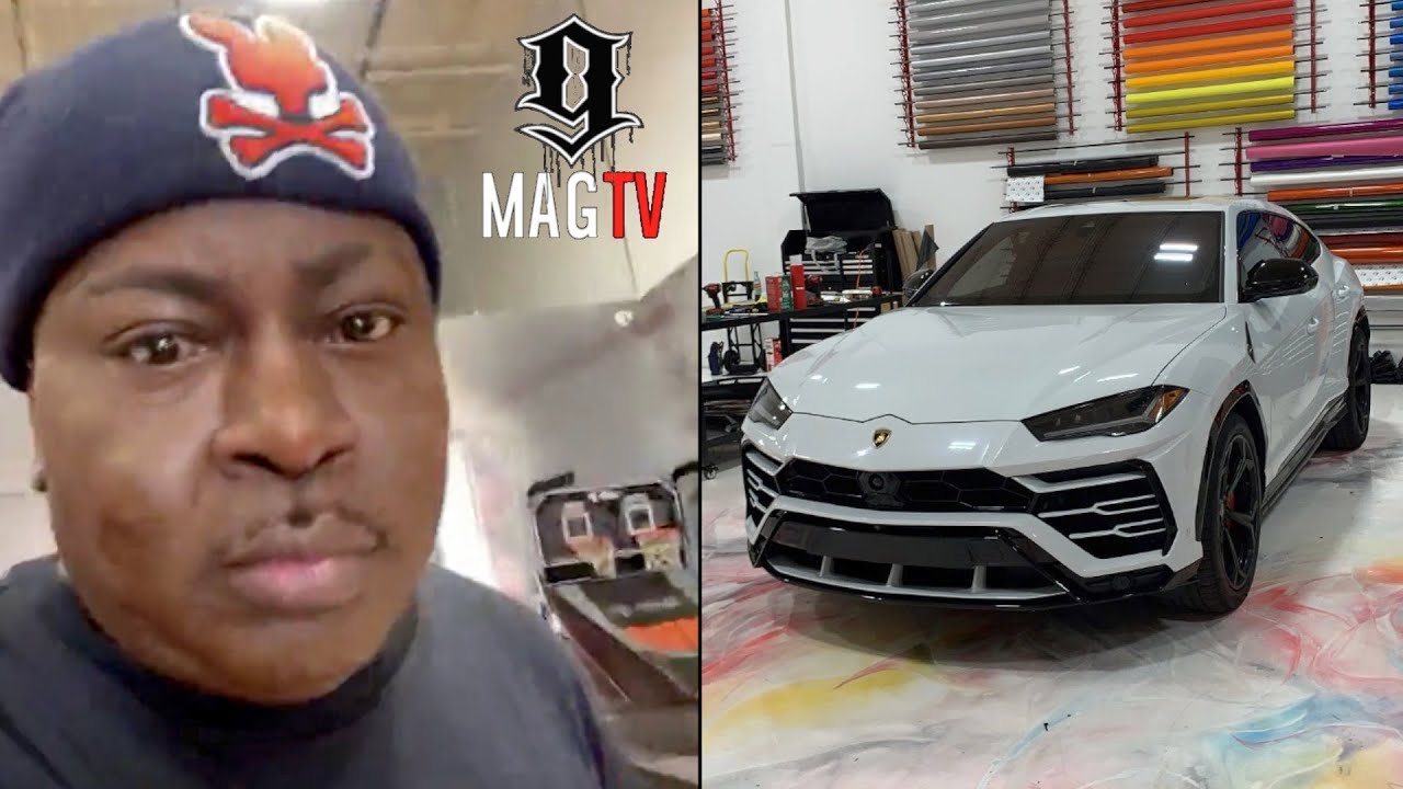 Trick Daddy Takes His Lamborghini Urus To Get Custom Wrapped! 🚗 - YouTube