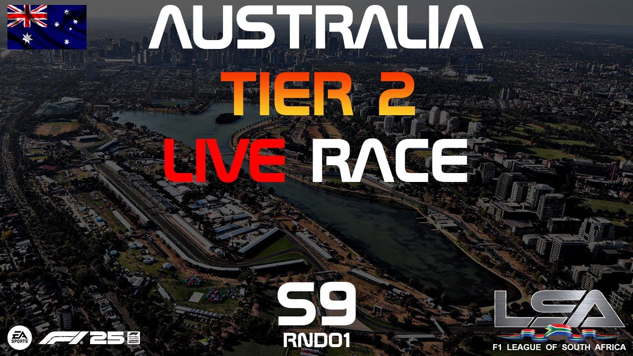 F1® 25 | LSA Season 9 | Australia | Tier 2 Live Race POV - YouTube