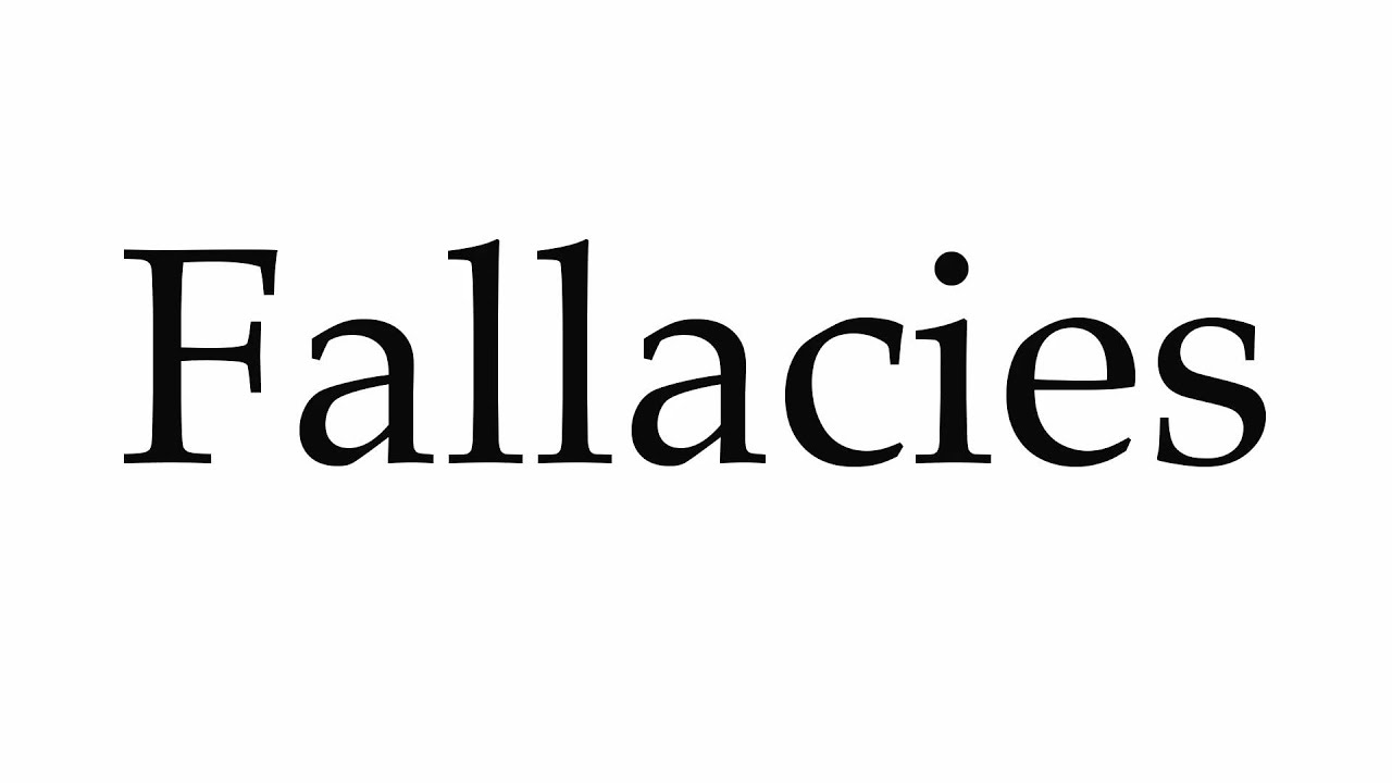 How to Pronounce Fallacies - YouTube