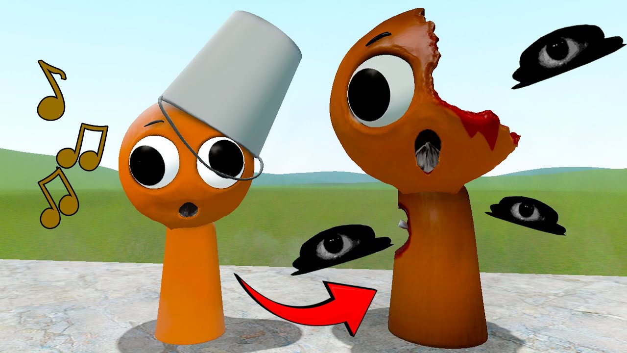 I MADE A HORROR SONG WITH BRUT BROWN SPRUNKI In Garry's Mod [Incredibox ...