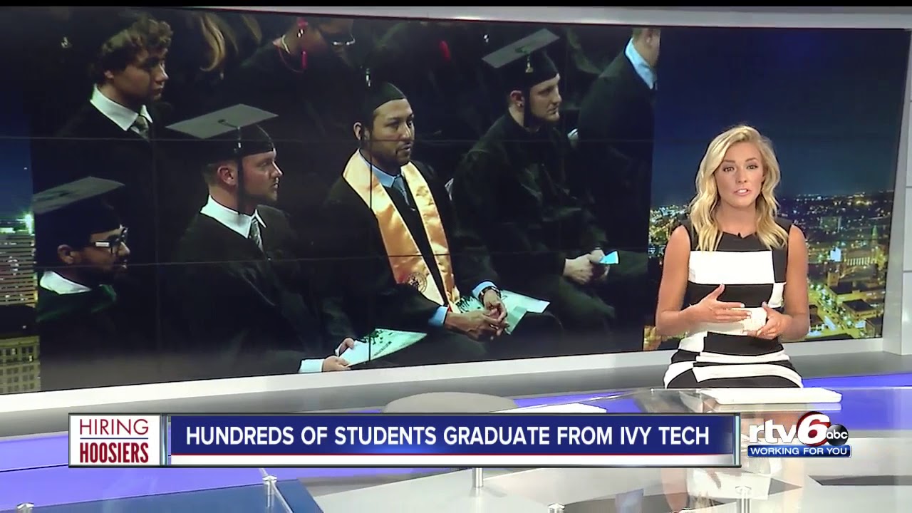 Hundreds of students graduate from Ivy Tech - YouTube