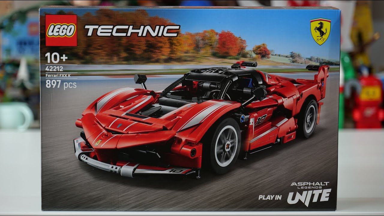 LEGO Technic 42212 Ferrari FXX K Speed Build - YouTube