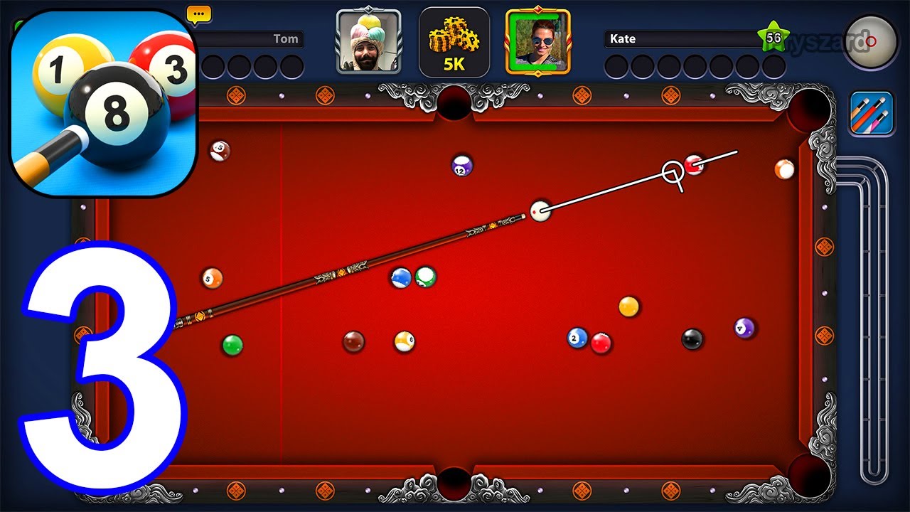 8 Ball Pool - Gameplay Walkthrough Part 3 - Lucky Shot - 1 On 1 London ...