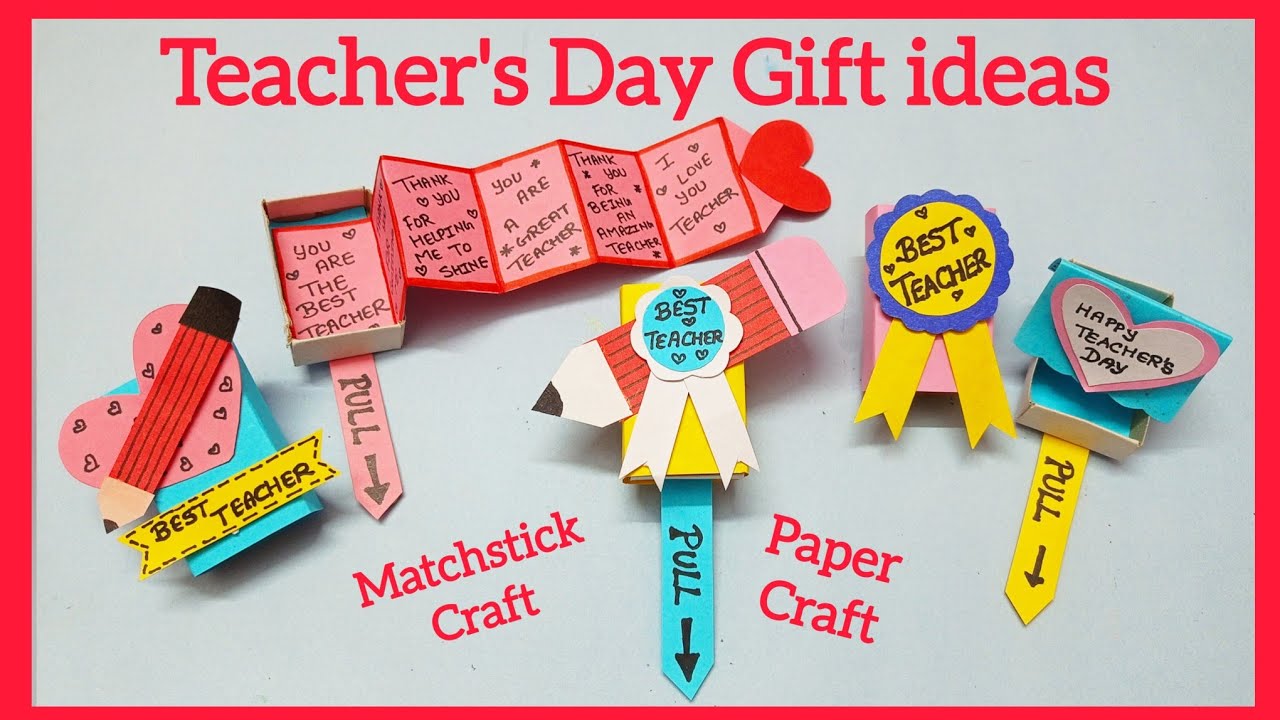 TEACHER'S DAY Craft Activity for School || Paper Craft || Classroom ...