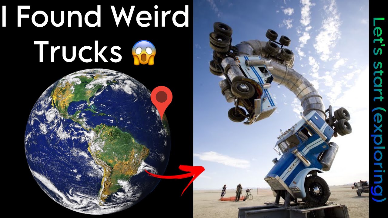 Weird Trucks Found On Google Earth 😱🌍 - YouTube