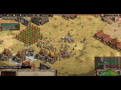 Full Cumans | Noob 4v4 | Land Nomad | Age Of Empires 2 - YouTube
