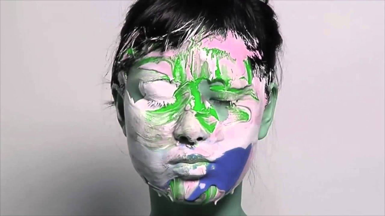 vj loop paint face - YouTube