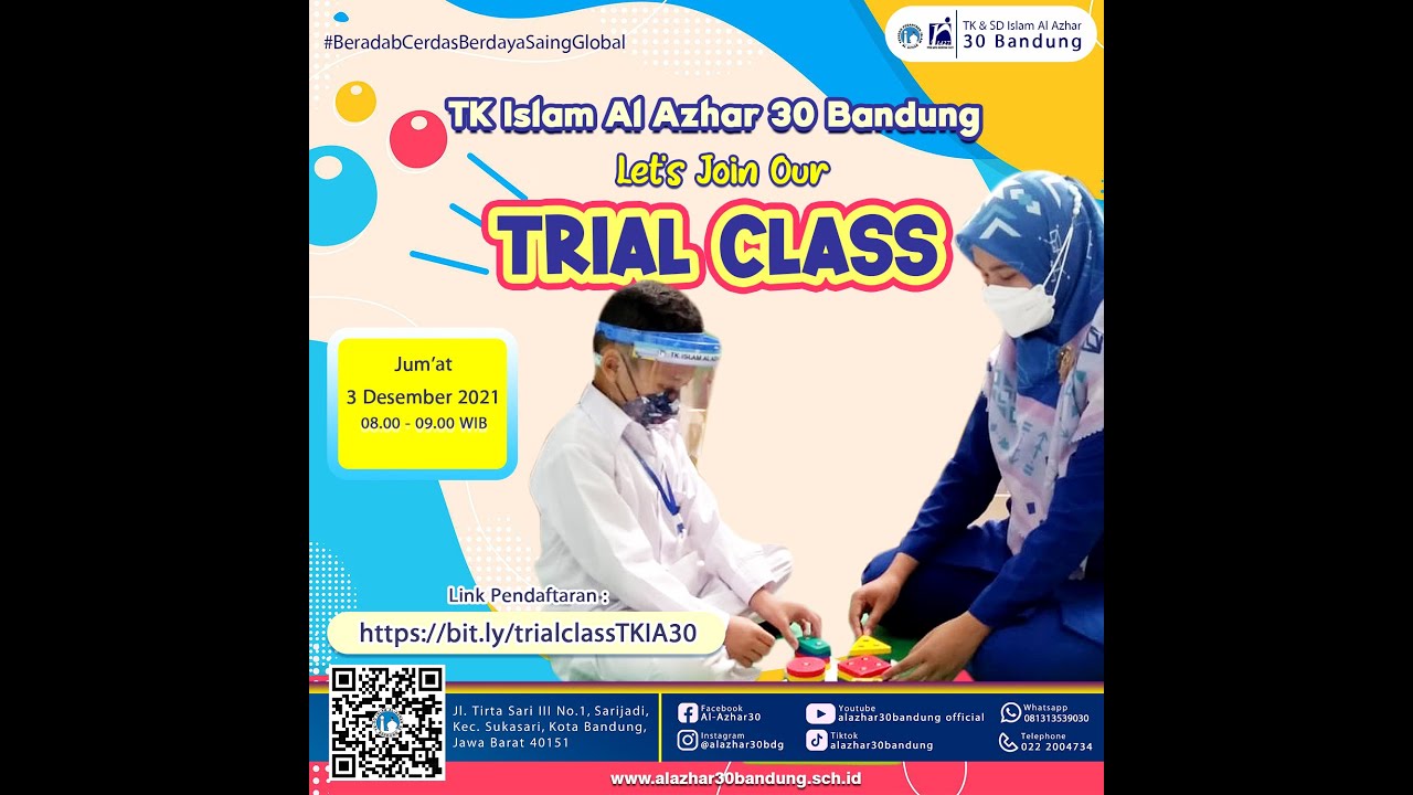 [Live] Trial Class TK Islam Al Azhar 30 Bandung Tahun Pelajaran 2022/ ...