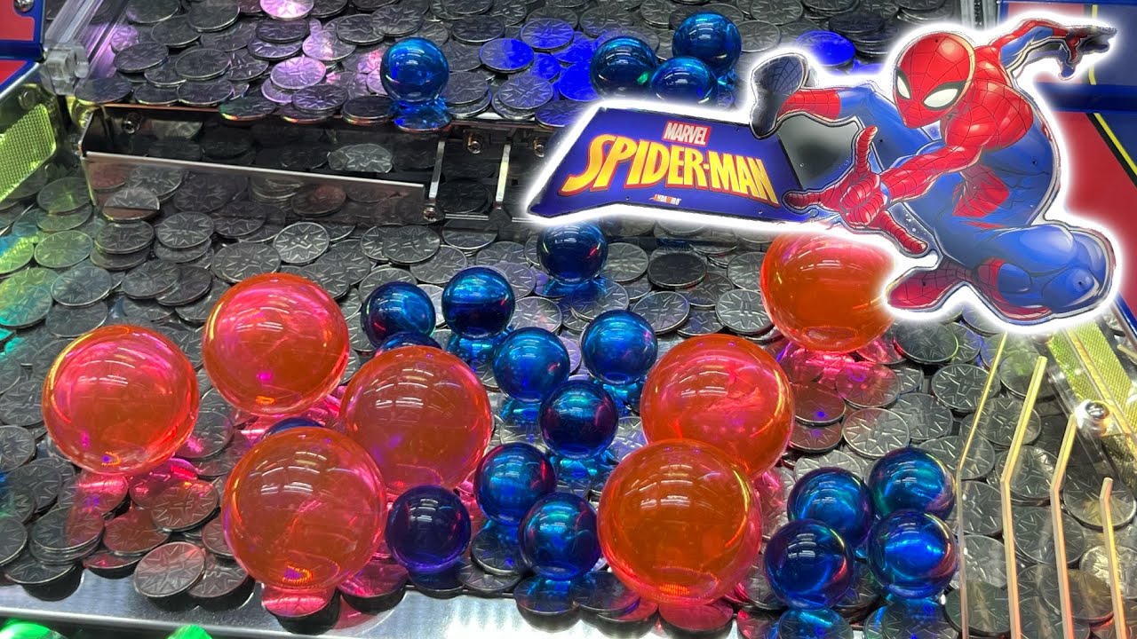 INSANE NEW Spiderman Coin Pusher! - YouTube