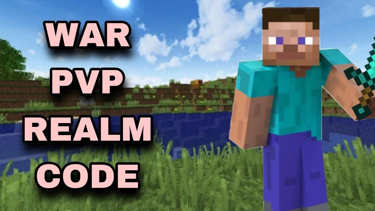BEST WAR PVP REALM CODE FOR BEDROCK EDITION! - YouTube