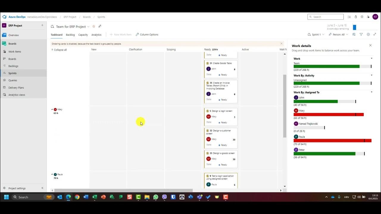 21. Sprint backlog - Update a Taskboard - Azure DevOps - YouTube