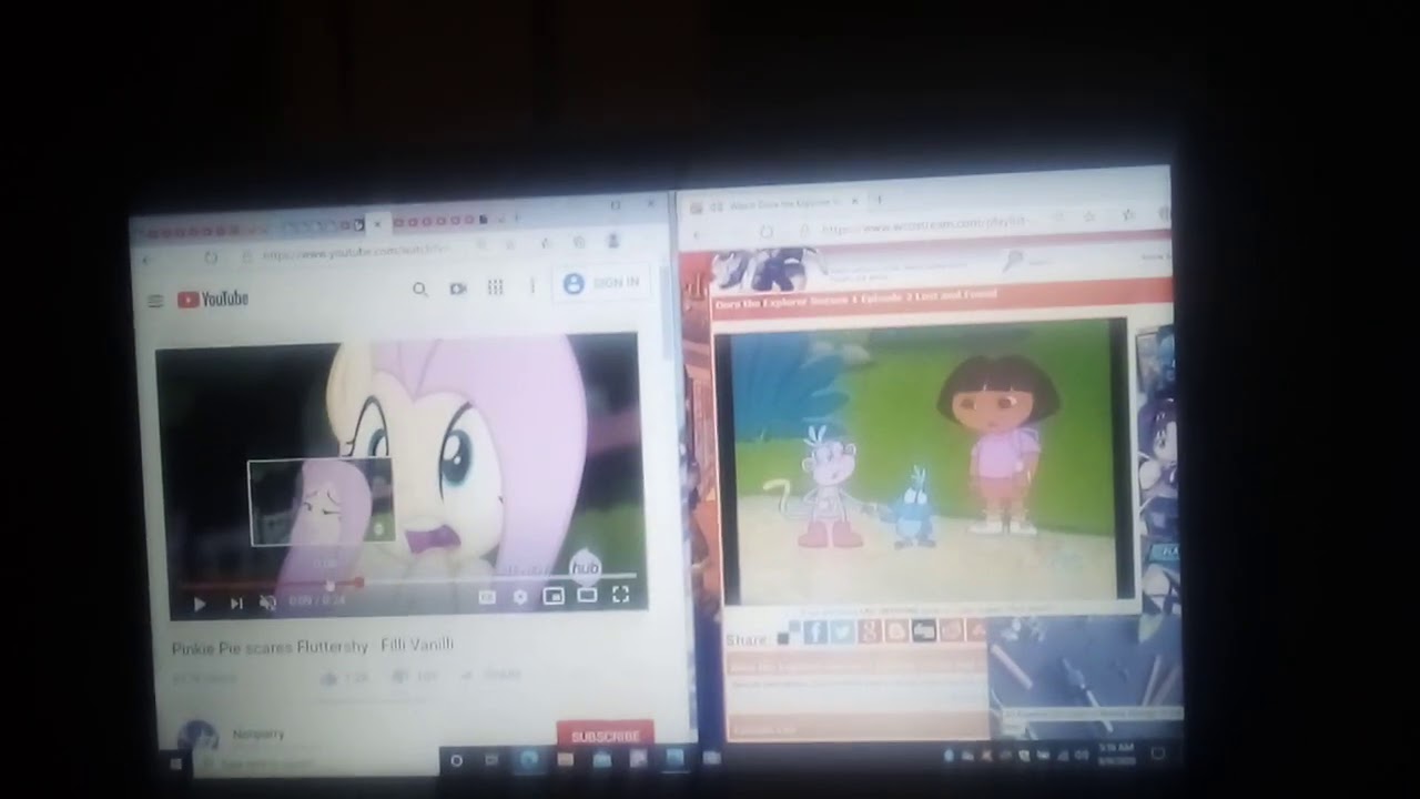 swiper scares fluttershy and made her cry - YouTube