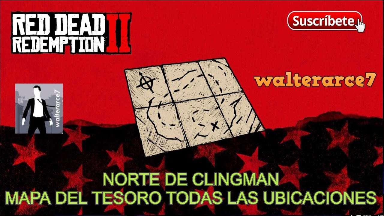 NORTE DE CLINGMAN MAPA DEL TESORO TODAS LAS UBICACIONES FACIL Y RAPIDO ...