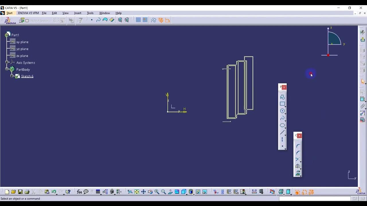 CATIA error: Lỗi mất, thiếu lệnh vẽ - Cách reset thanh lệnh khi bị thiếu lệnh - YouTube