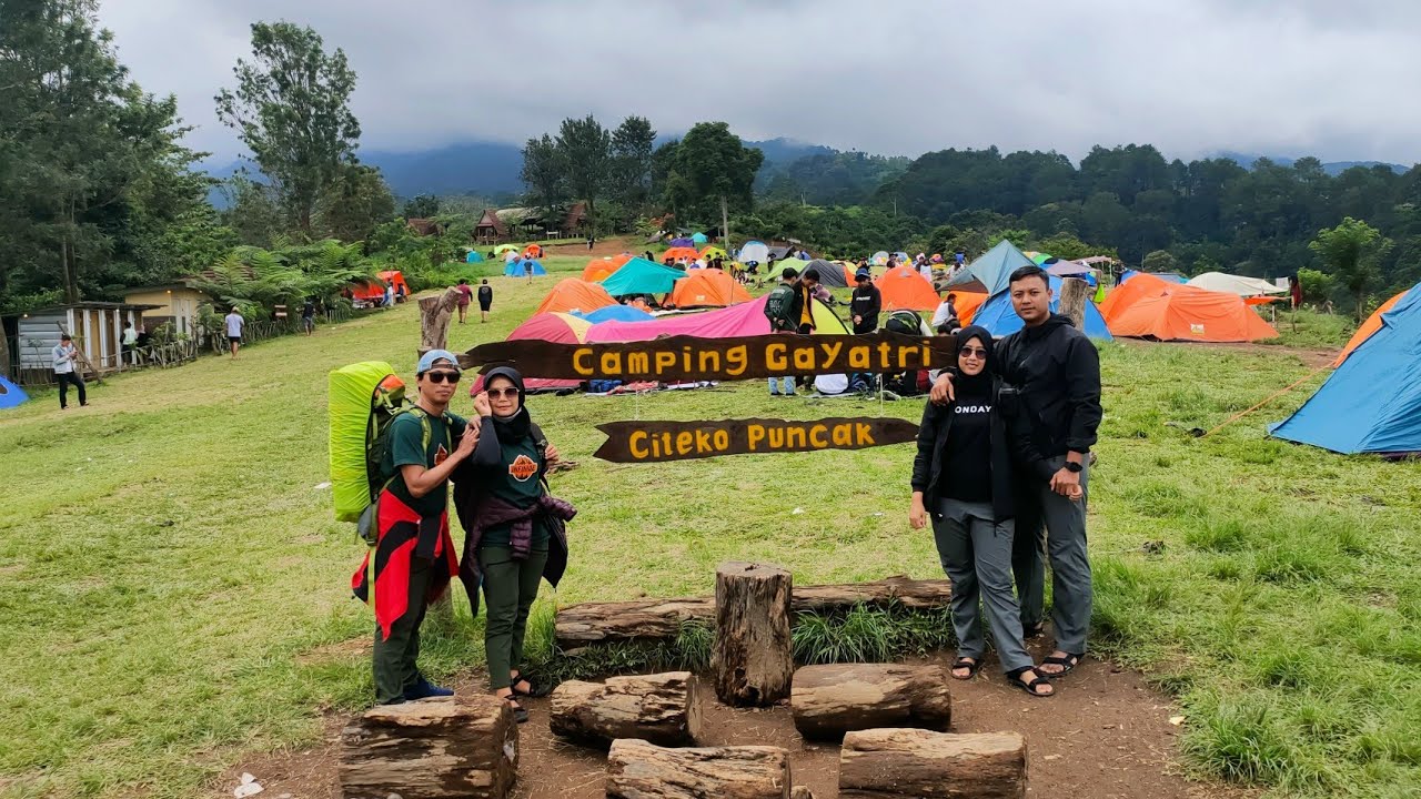 Camping Ground Citeko Gayatri Puncak - YouTube