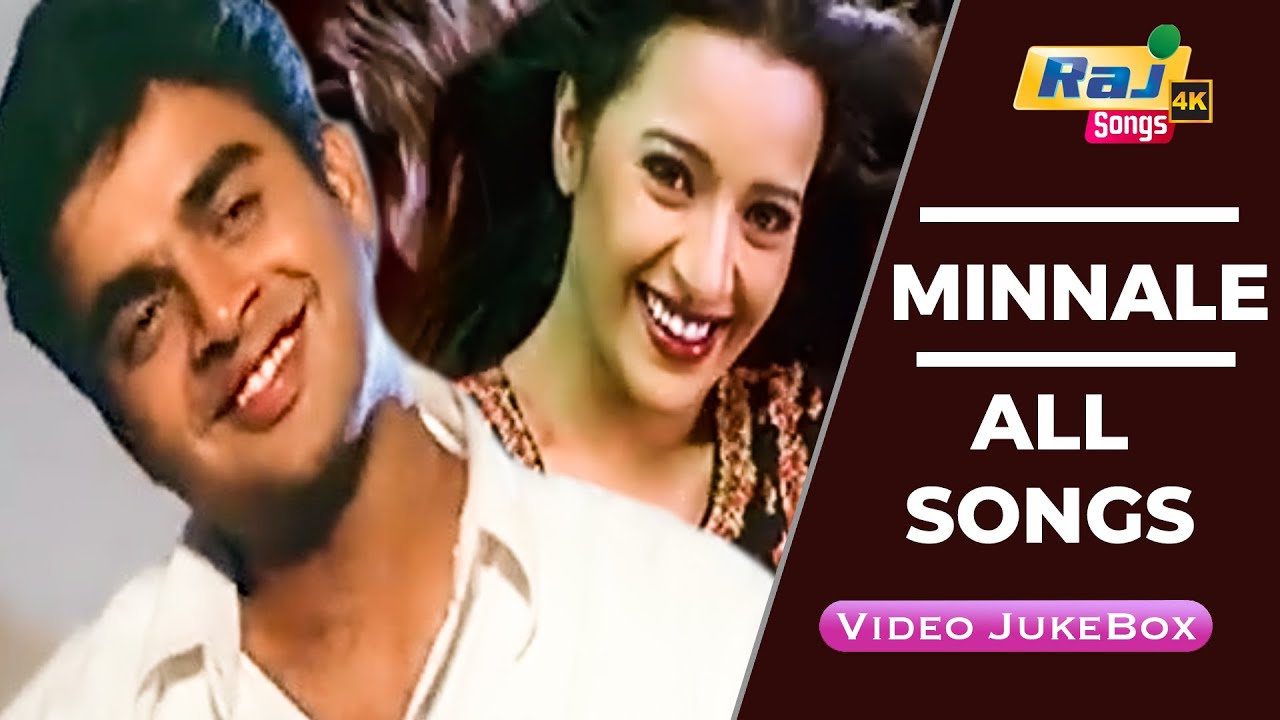 Minnale Movie 4K Full Video Songs | Madhavan | Abbas | Reema Sen | Raj ...