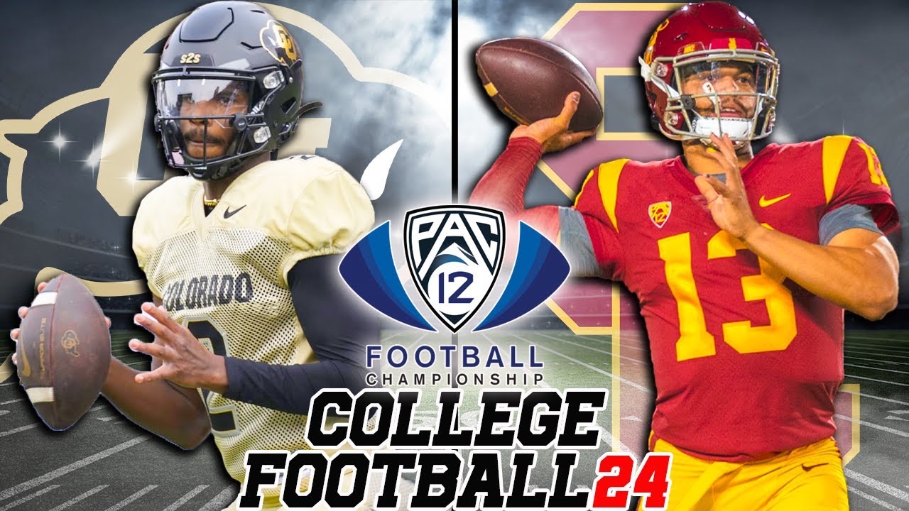 Colorado vs USC Pac-12 Championship | 2023 Rosters | NCAA Football 24 ...