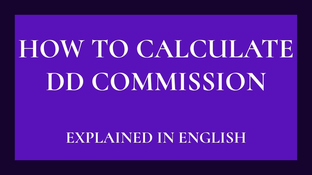 HOW TO CALCULATE DEMAND DRAFT COMMISSION IN BANKS, EXPLAINED IN ENGLISH ...