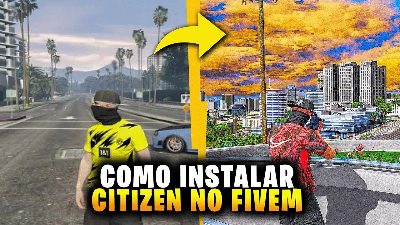 COMO COLOCAR CITIZEN NO FIVEM PVP - 100% ATUALIZADO - YouTube