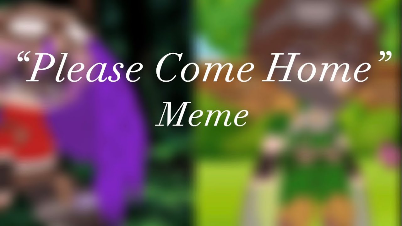 “Please Come Home” | Meme | Runway AU | Angst? | Ft. Grian and Xisuma ...