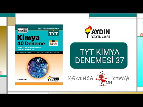 Aydın Yayınları TYT Kimya Denemeleri - 37