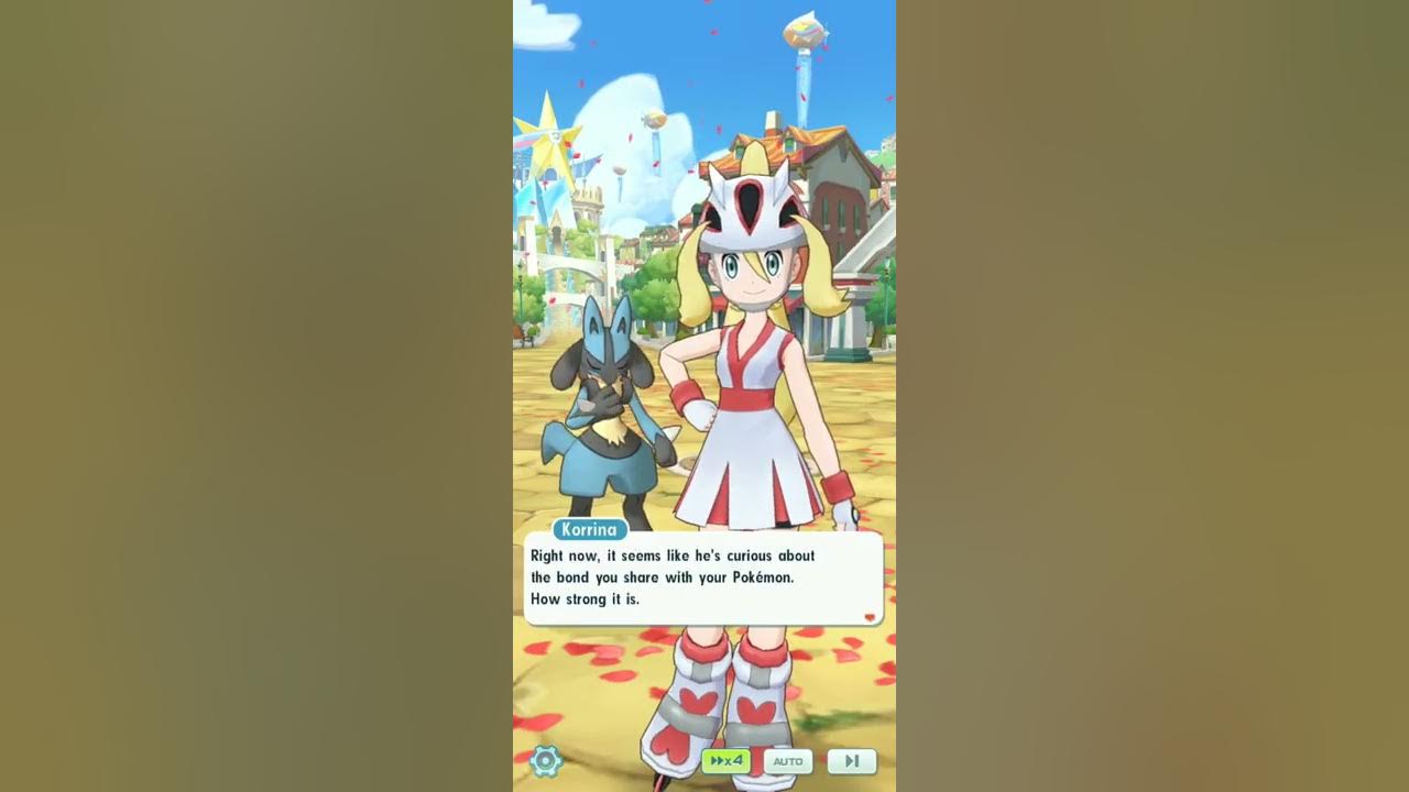 Pokemon Masters Sync Pair Stories Korrina 1 A Day With Korrina Youtube