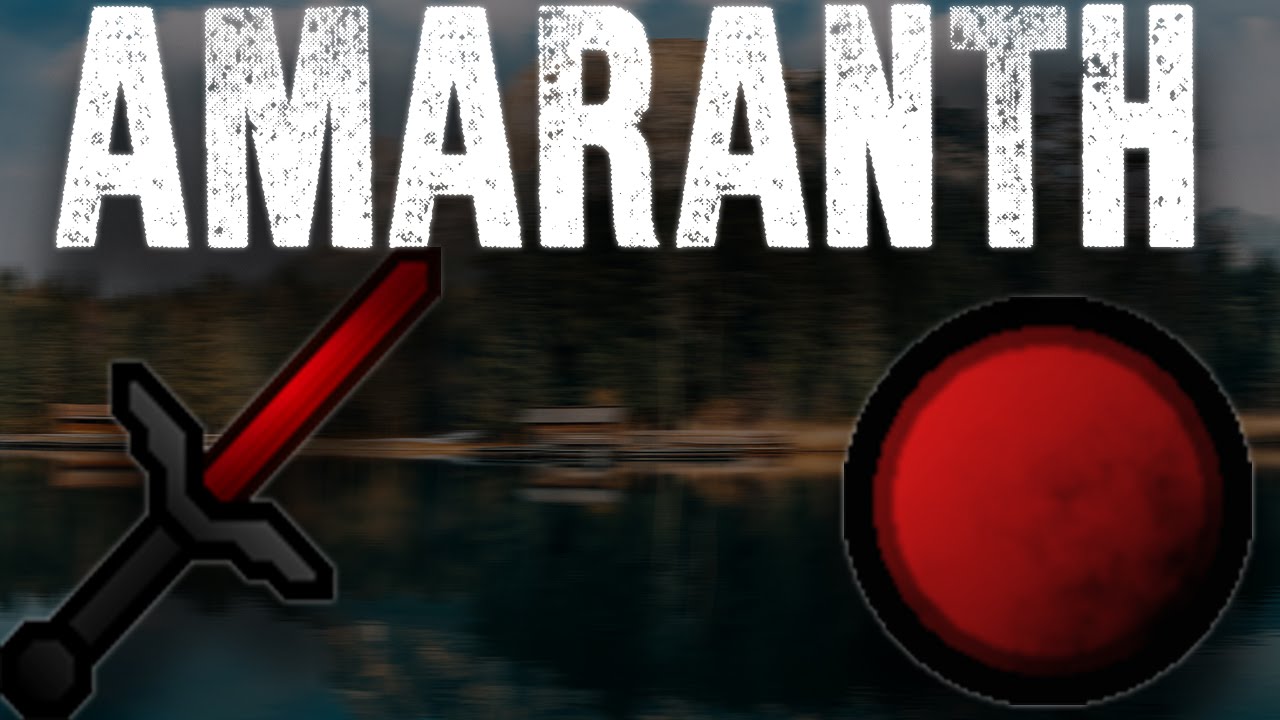 Minecraft PVP Texture Pack Amaranth By Dualzz 1.7.2/1.7.10/1.8 - YouTube