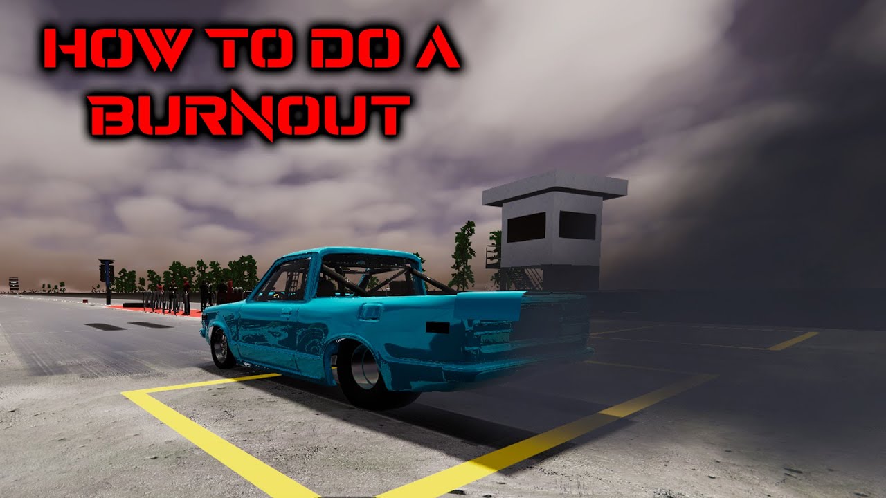 How to Do a Burnout in Bounty Drag Racing - YouTube