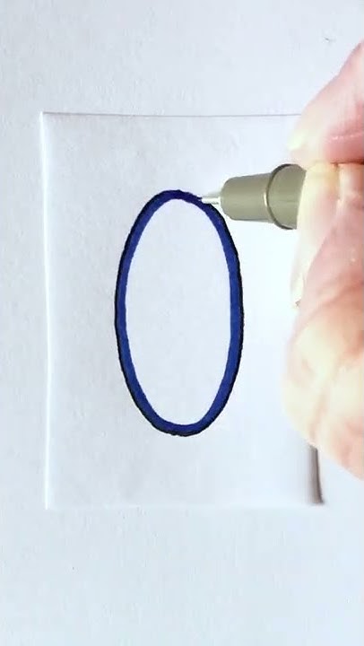 DRAWING A CARTOON LETTER O 3D ️ | Quick And Easy Doodle Ideas | How To ...