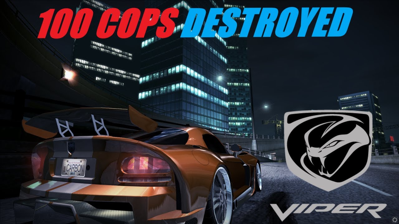 Need for Speed Carbon l Police Chase Dodge Viper SRT-10 - YouTube