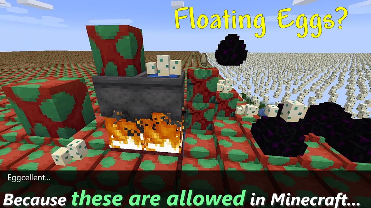 Minecraft has too many eggs, doing cursed things like this... - YouTube
