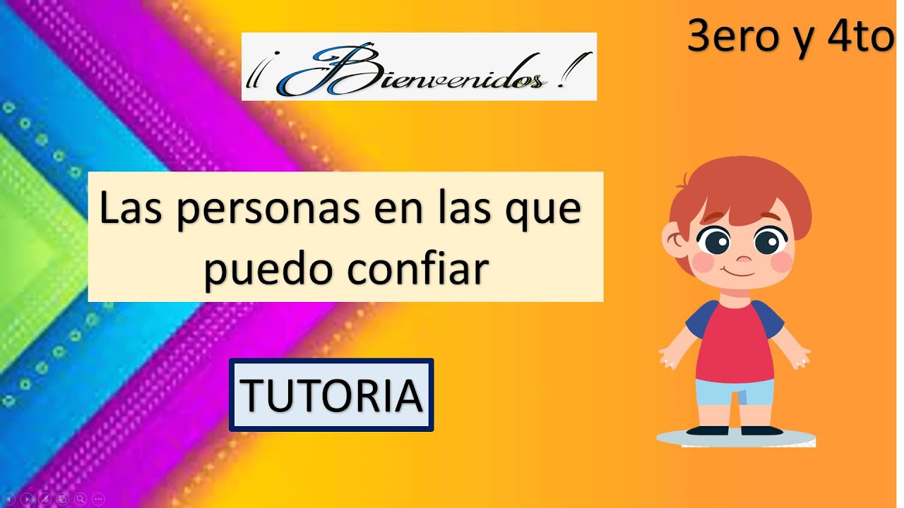 Las Personas En Las Que Puedo Confiar Tutoria Iv Ciclo Youtube