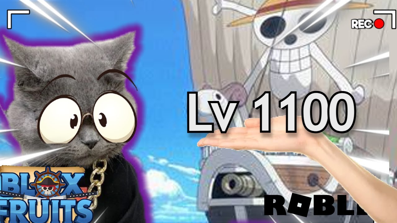 LLEGO AL NIVEL 1100 EN BLOX FRUITS - YouTube