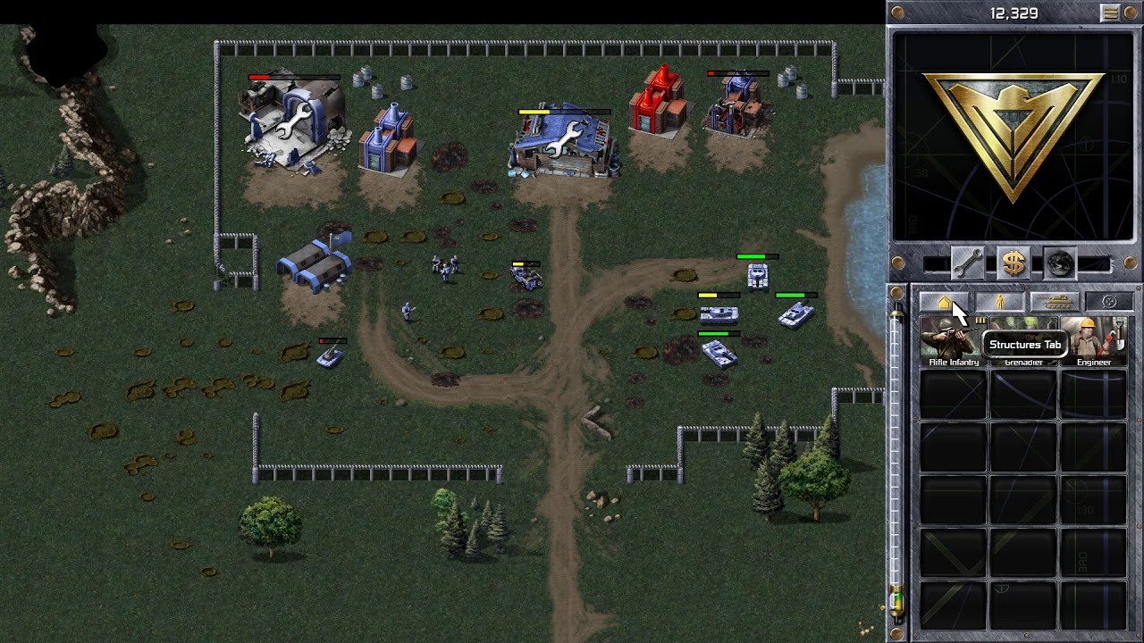 Command & Conquer Red Alert REMASTERED - Allies - Mission 5 A (HARD ...