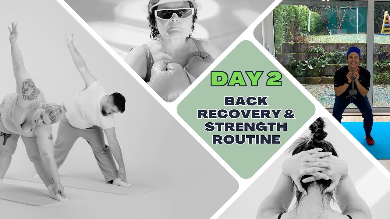 BACK RECOVERY & CORE STRENGTH DAY 1 - YouTube