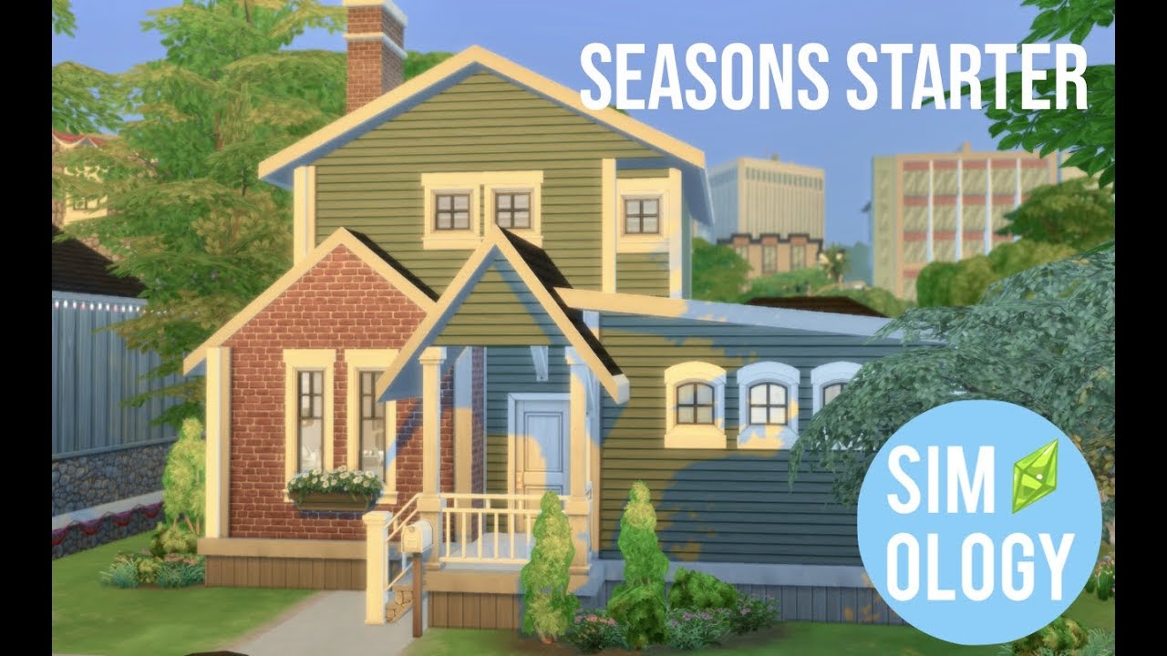 Sims 4 Seasons Starter Home - Simology - YouTube