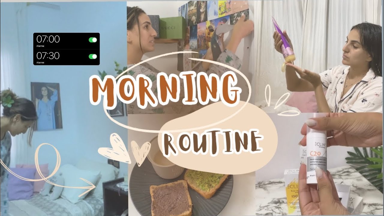 My Morning Routine💫🫧cleaning 🧹skincare روتيني الصباحي Youtube