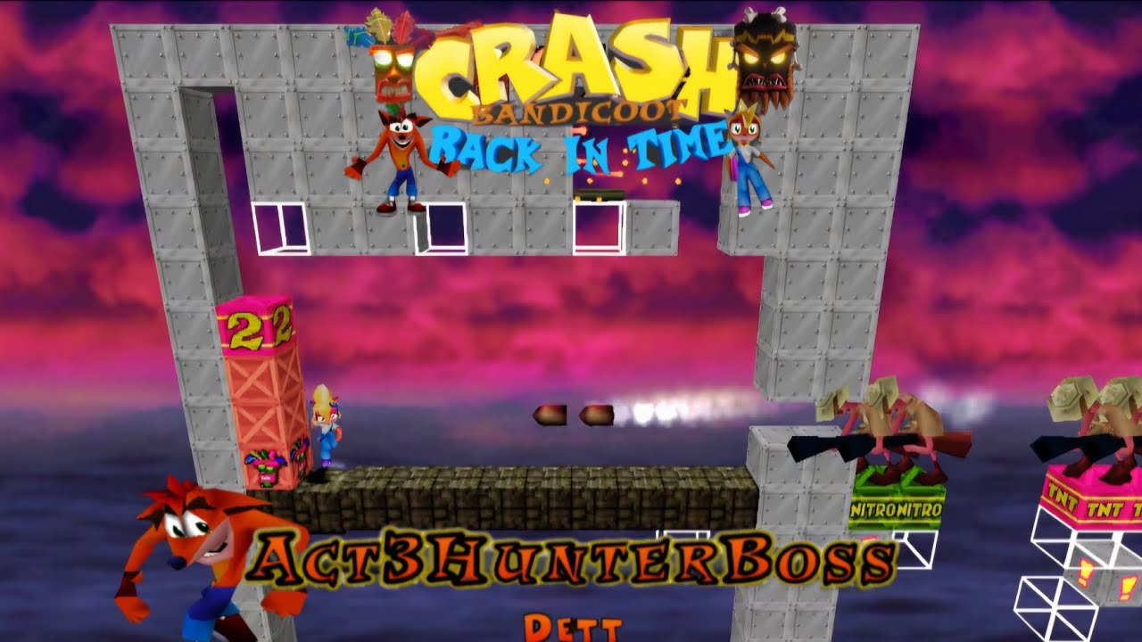 Crash Bandicoot - Back In Time Fan Game: Custom Level: Act 3 Hunter ...