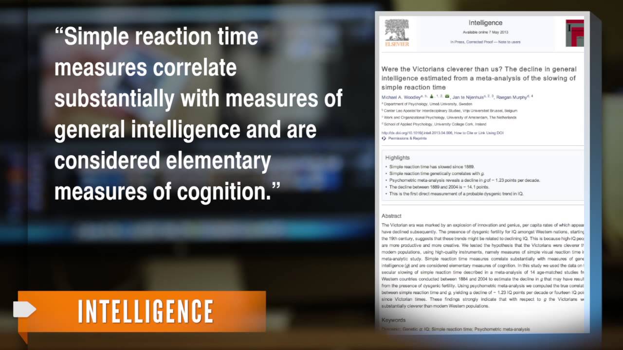 Yes, We Are Getting Dumber, IQ Study Suggests - YouTube