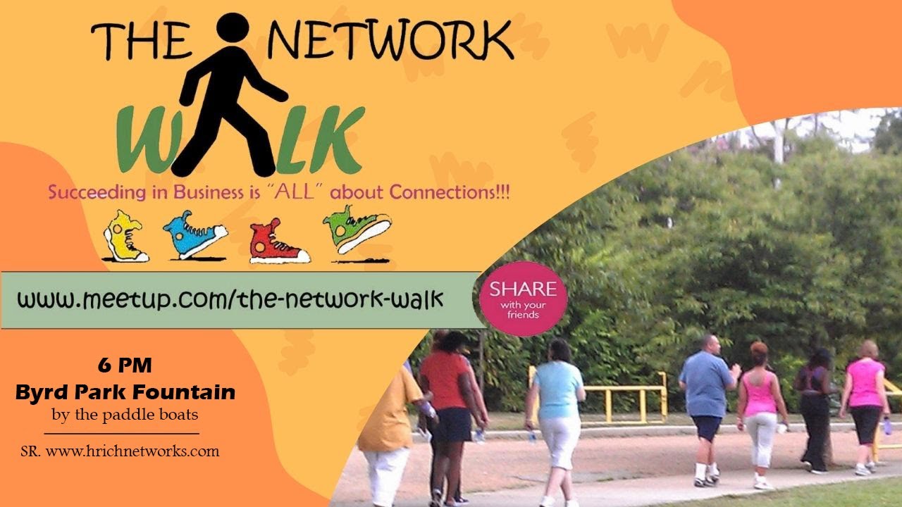 Join THE NETWORK WALK - WALK, TALK, CONNECT! - YouTube