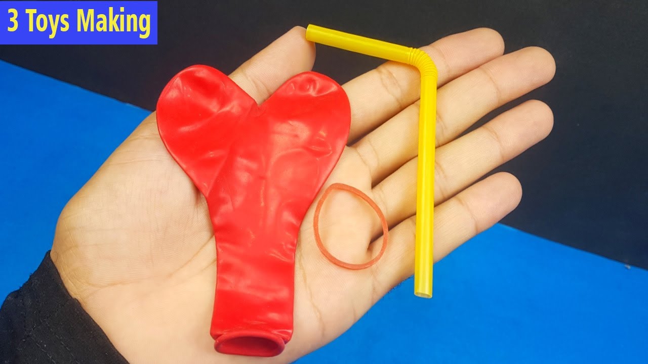 3 Simple Toys Making at Home - YouTube