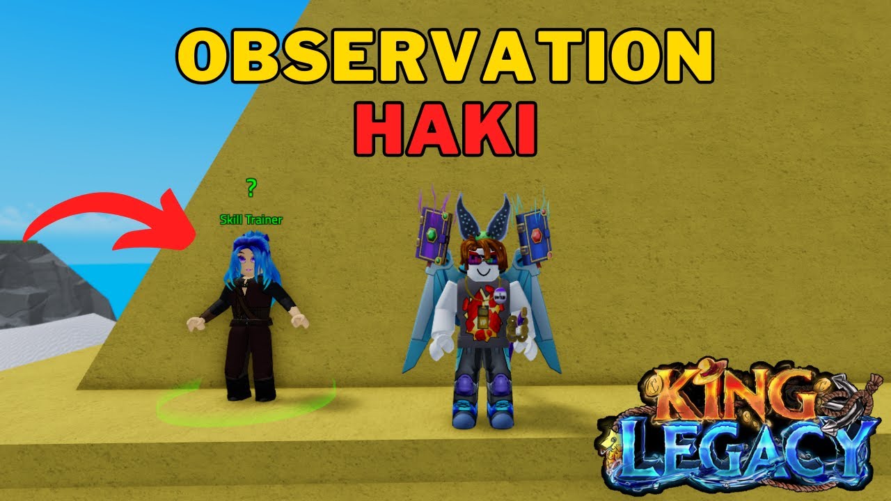 How To Get Observation Haki in King Legacy | king Legacy Observation ...