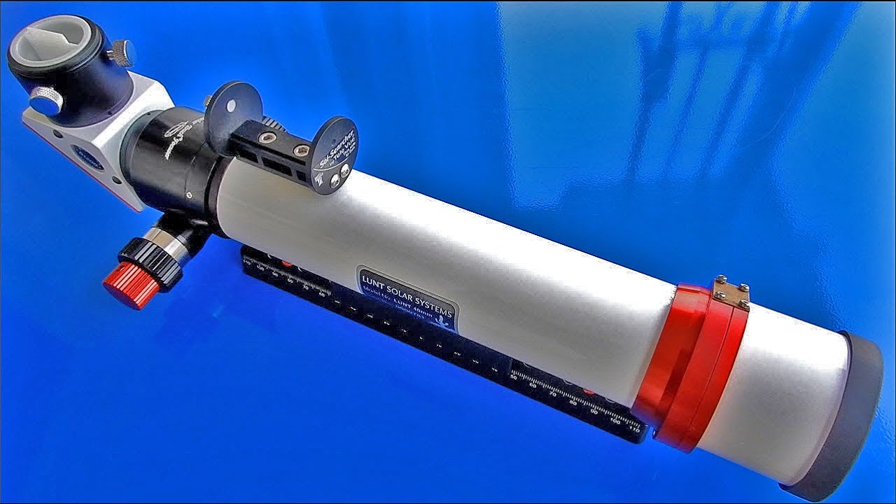 Lunt 40mm Dedicated Hydrogen-Alpha Solar Telescope - PART 1 review Box ...