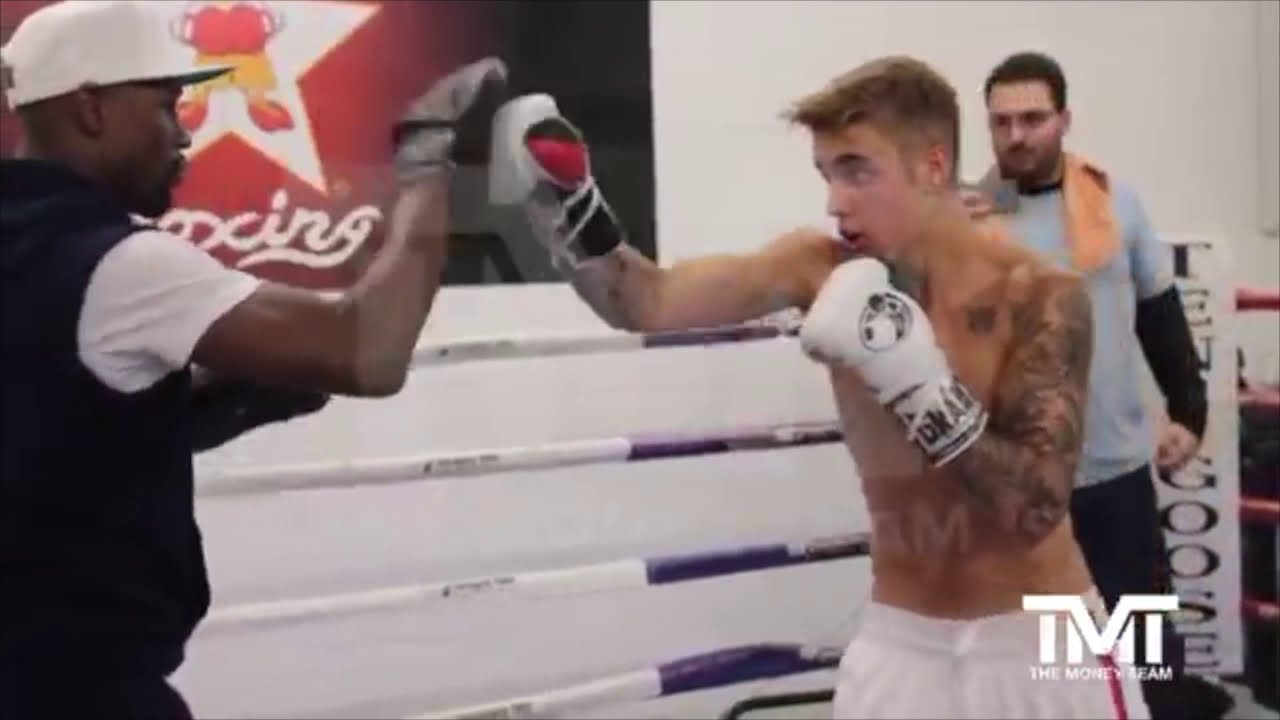 How good is Justin Bieber at Boxing? - YouTube