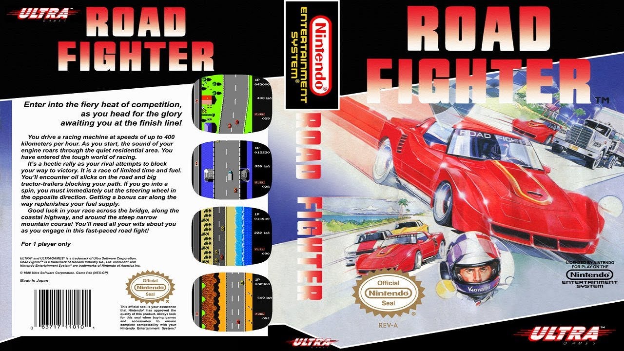 Video Sfida "Road Fighter" - Konami (1991) - NES - YouTube
