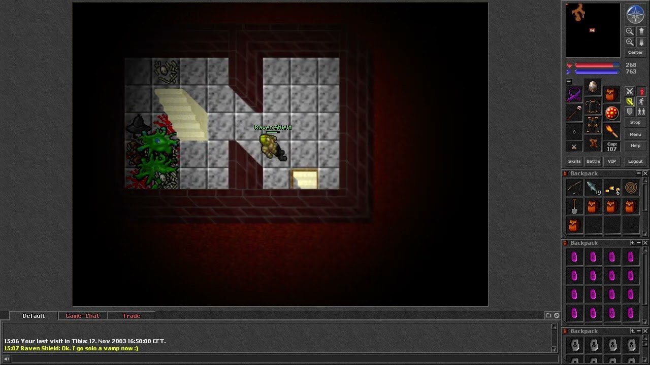 Tibia [7.1] Solo vampire - YouTube